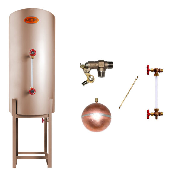Vertical Boiler Condensate Return Tank w/ Stand | 11 Gauge Steel ...